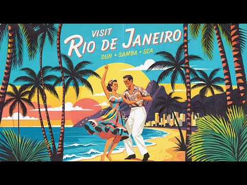 RETRO BRAZIL | Vintage Airport Lounge Playlist | Bossa Nova, Samba, Big Band Instrumental Mix