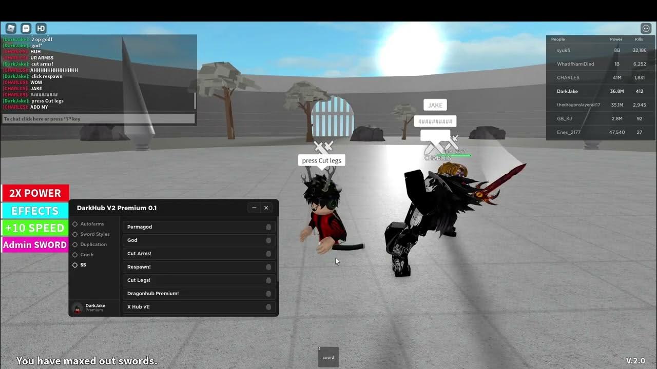 Showcasing My DarkHub (Roblox Exploit) - YouTube