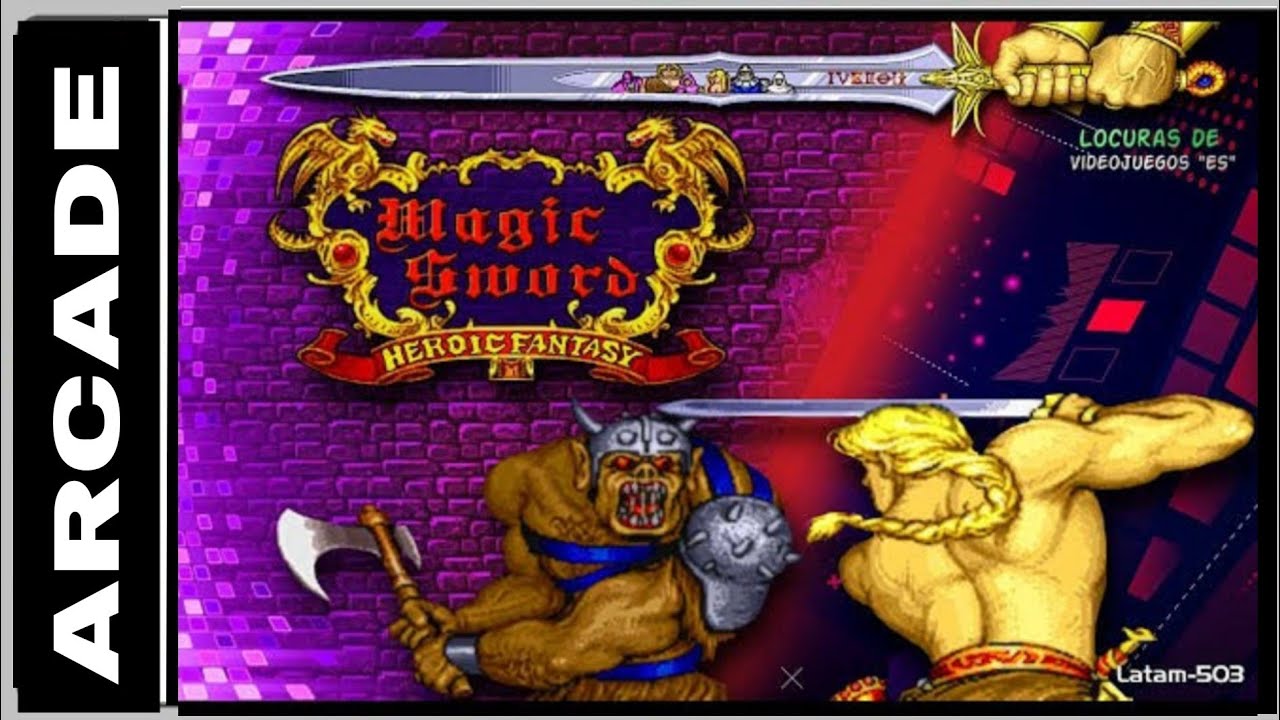 Magic Sword (Arcade) Até Zerar - YouTube