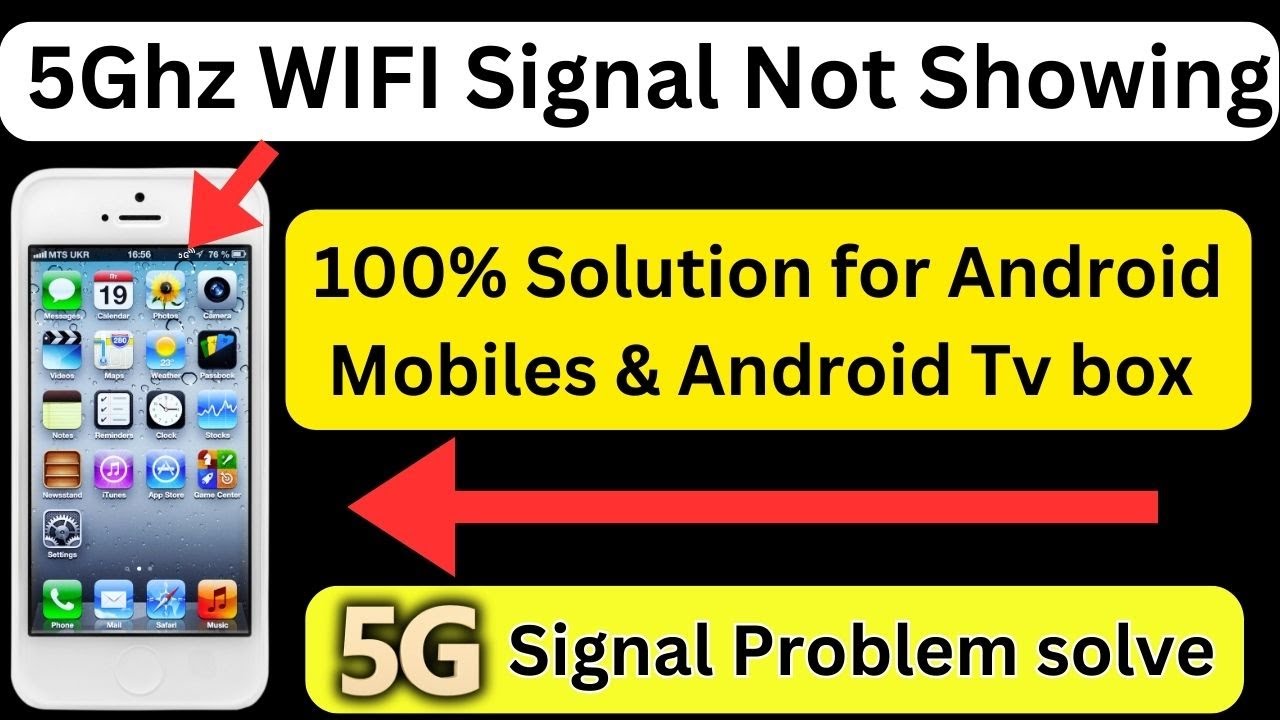 How to Fix 5 GHz WIFI Signal Not Showing up on your Android - YouTube