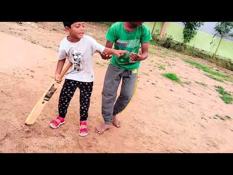 kid's Playing Galli cricket 🏏 fun kids - YouTube