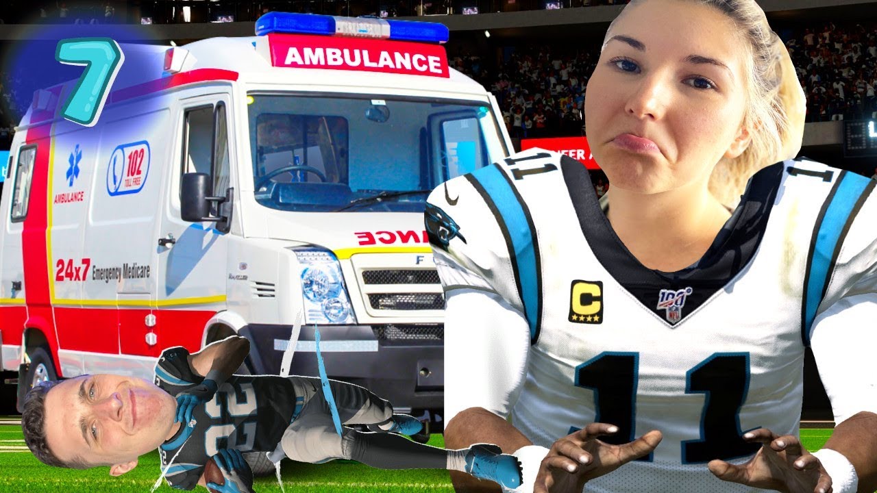 Star Player Carried off the field! Madden Franchise #7 - YouTube