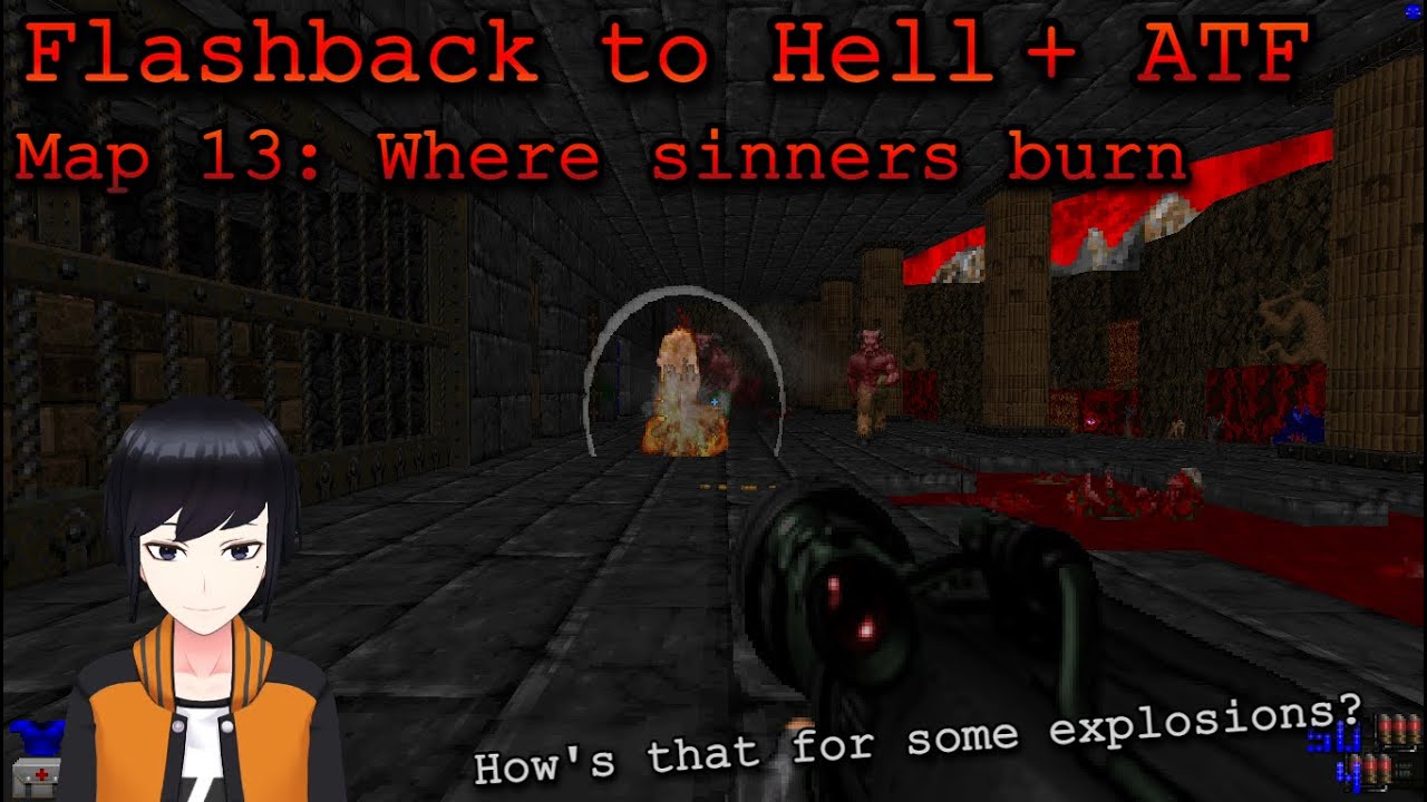 Doom 2 | Flashback to Hell + Apocalypse Task Force, map 13: Where sinners burn - YouTube