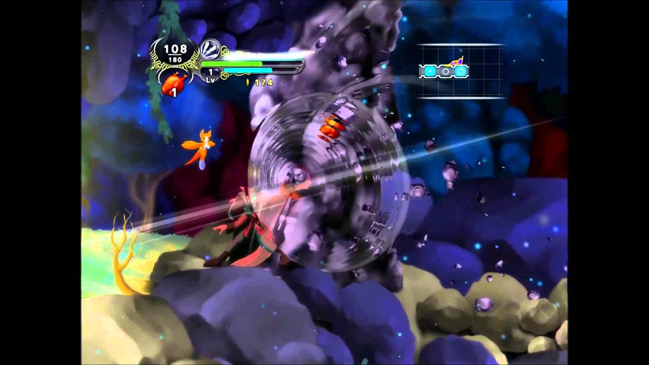 Dust: An Elysian Tale Gameplay test footage - YouTube
