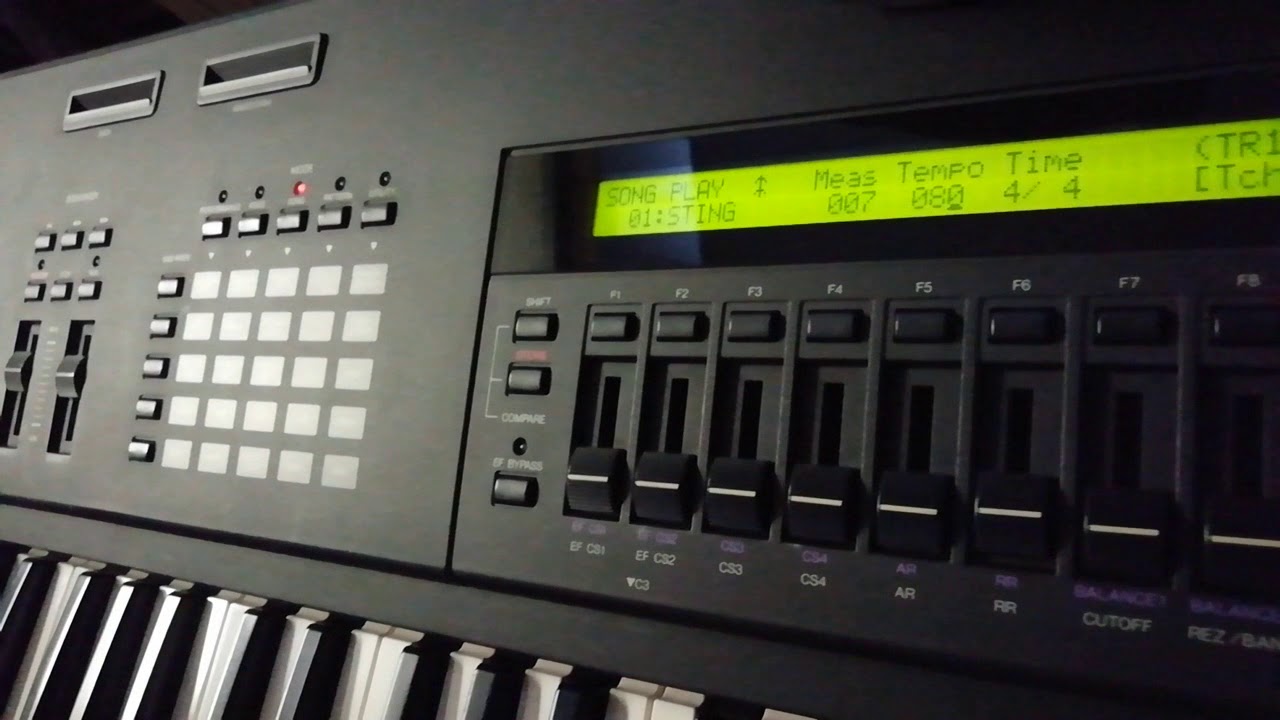 Yamaha SY85 demo 2018 - YouTube