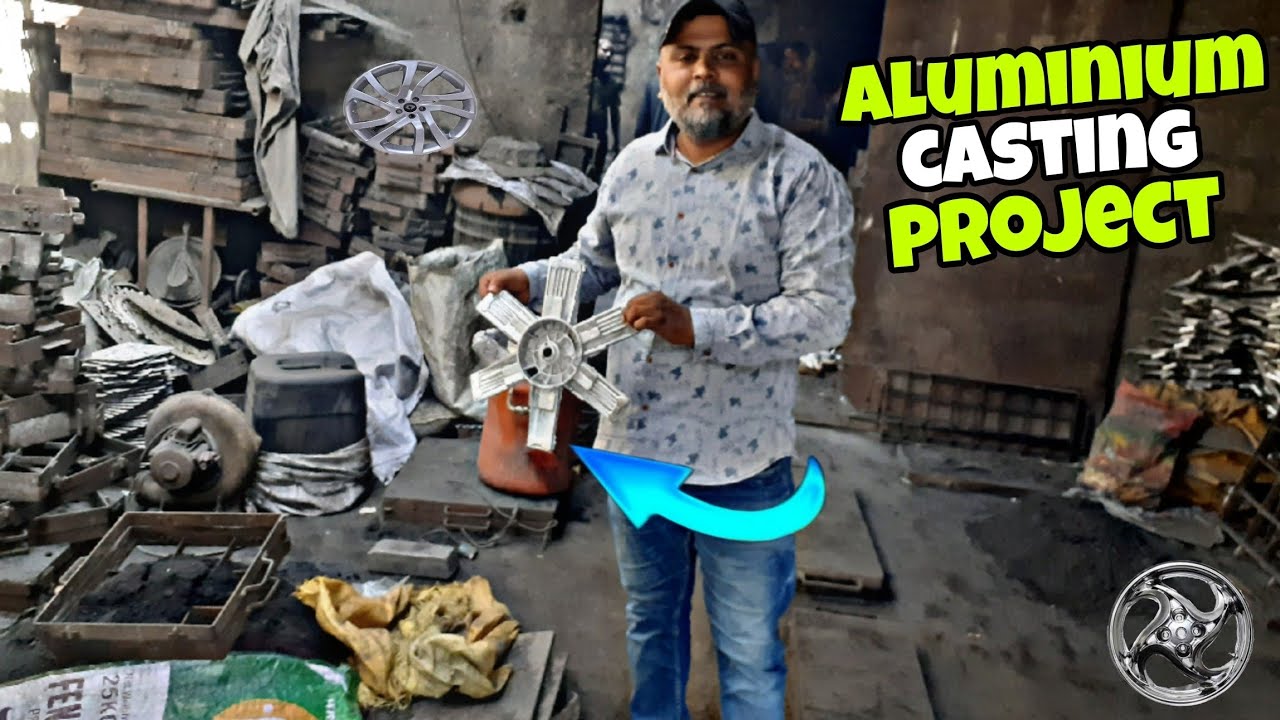 aluminium casting project hardworking|dani danish vlog| - YouTube