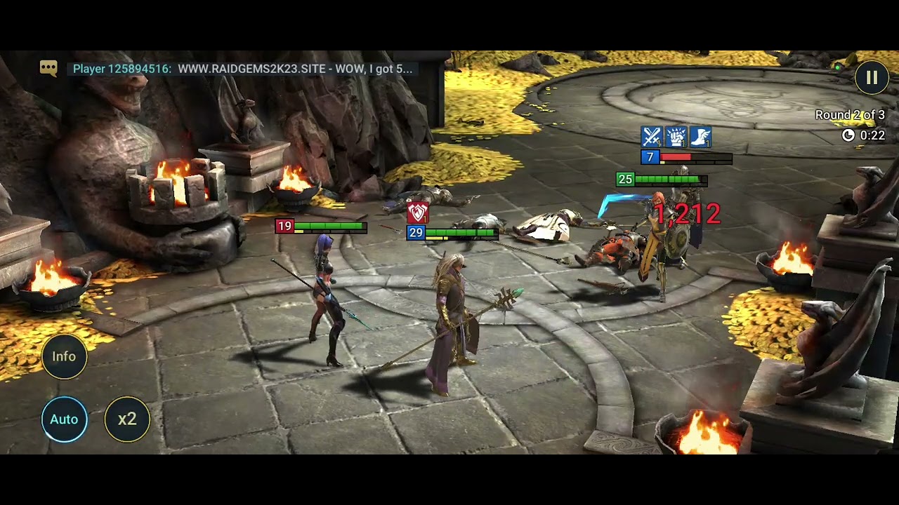 Raid: Shadow Legends | Dungeon Dragons Lair | Stage 1 (51 seconds ...