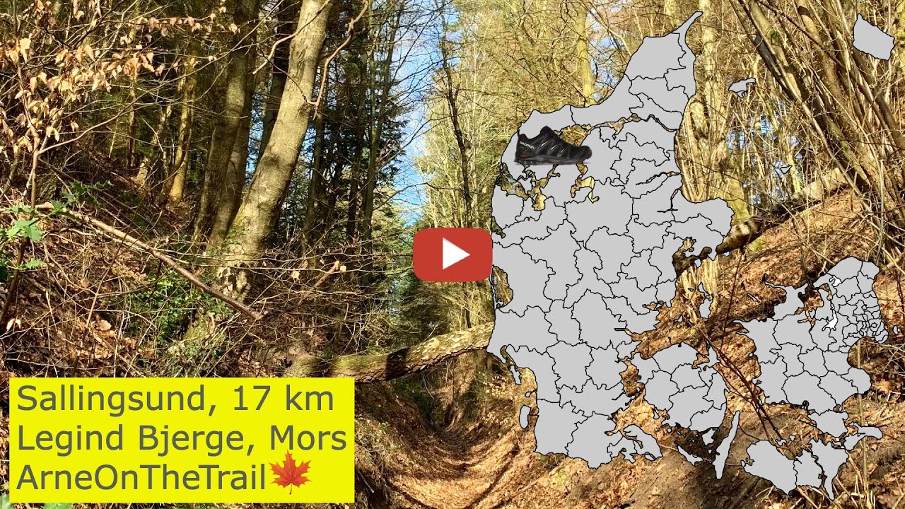 Sallingsund, Legind Bjerge, Højris Slot, Jesperhus (Mors)(video, 3D ...