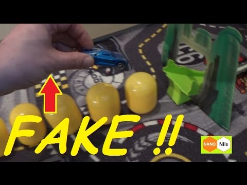 LAZER RACERZ ★ Big jump over KINDER MAXI surprise eggs - YouTube