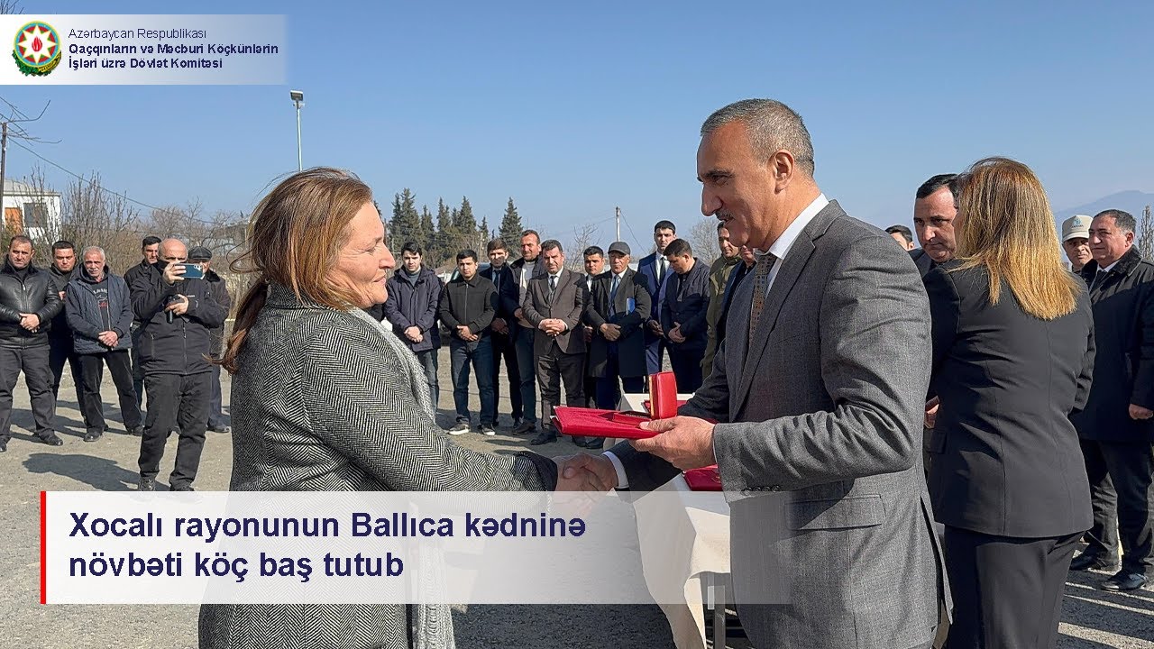 Xocalı rayonunun Ballıca kədninə növbəti köç baş tutub - Xəzər Tv 04.02 ...