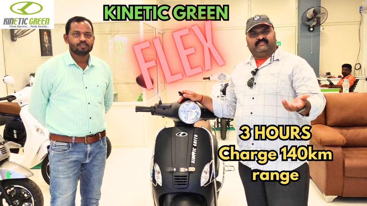 KINETIC GREEN FLEX EV SCOOTER REVIEW 3 Hours Charge 140km Range - YouTube