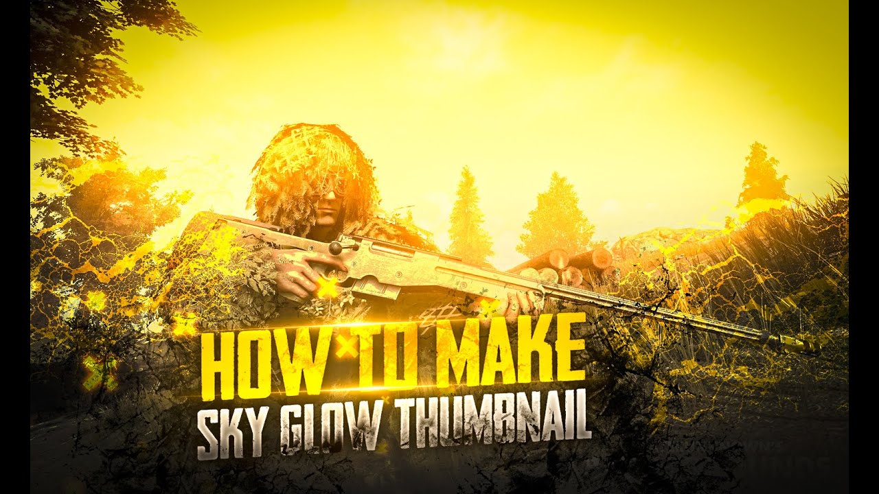 How to sky || glow thumbnail💥💥in photoshop - YouTube