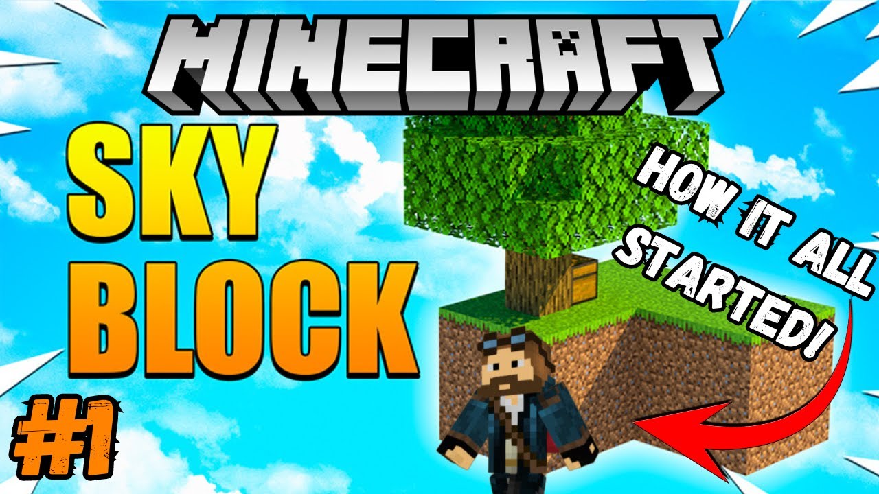 Minecraft SkyBlock Challenge! | Starting out on a tiny Island - YouTube