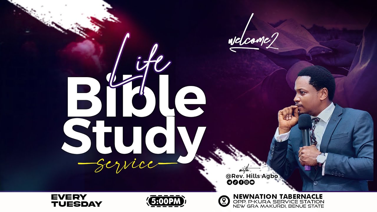 LIFE BIBLE STUDY SERVICE || REV. HILLS AGBO || 20TH AUGUST, 2024 - YouTube
