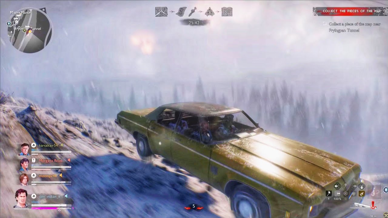 Evil Dead: The Game | Car driving physics - YouTube