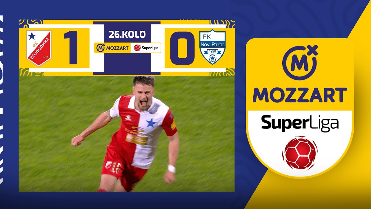 Mozzart Bet Super liga 2023/24 - 26.Kolo: VOJVODINA – NOVI PAZAR 1:0 (0 ...