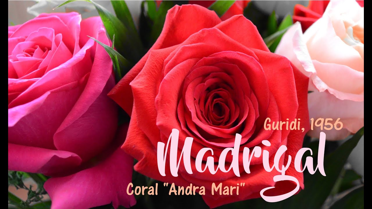 Canción "Madrigal" (Guridi, 1956) para 4 voces blancas - Coral vasca ...
