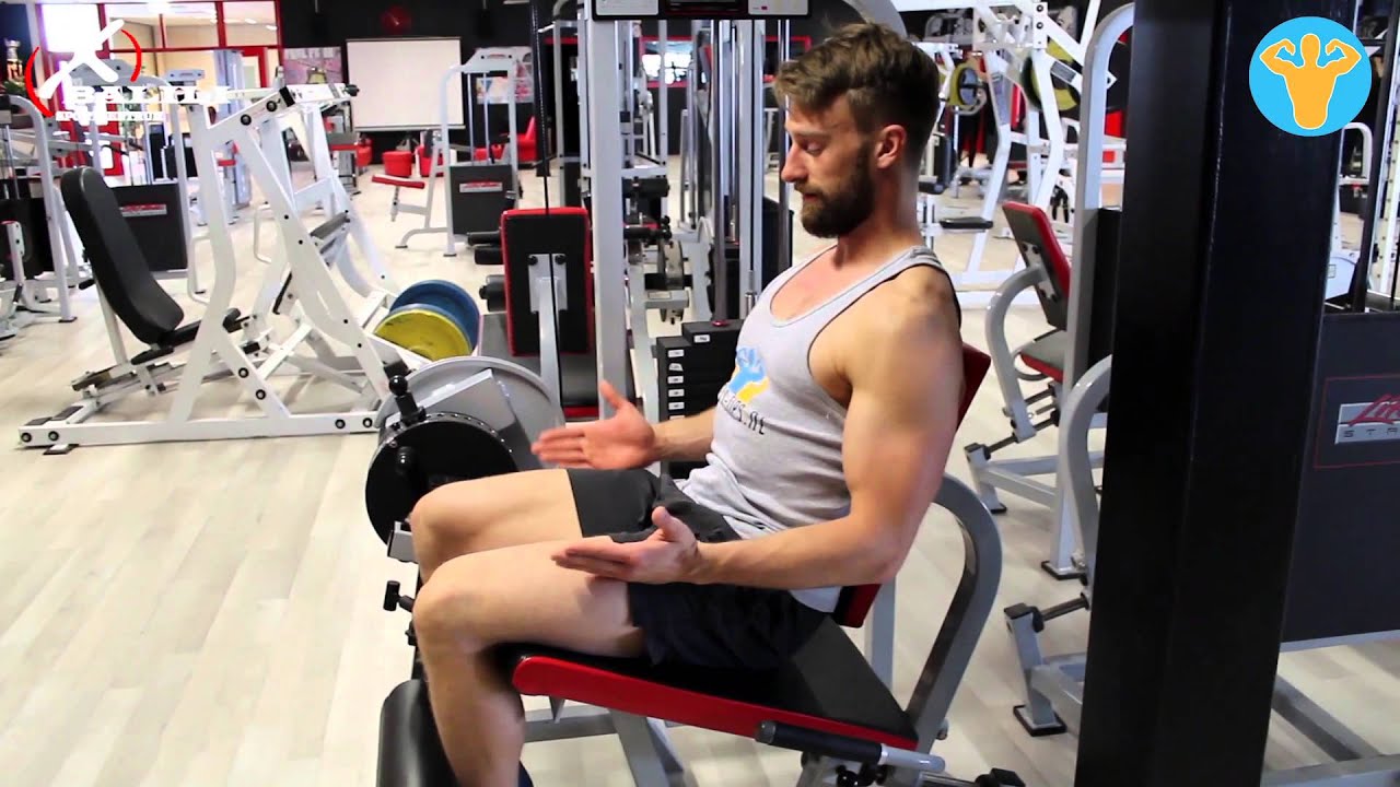 Leg Extension: correcte uitvoering - YouTube