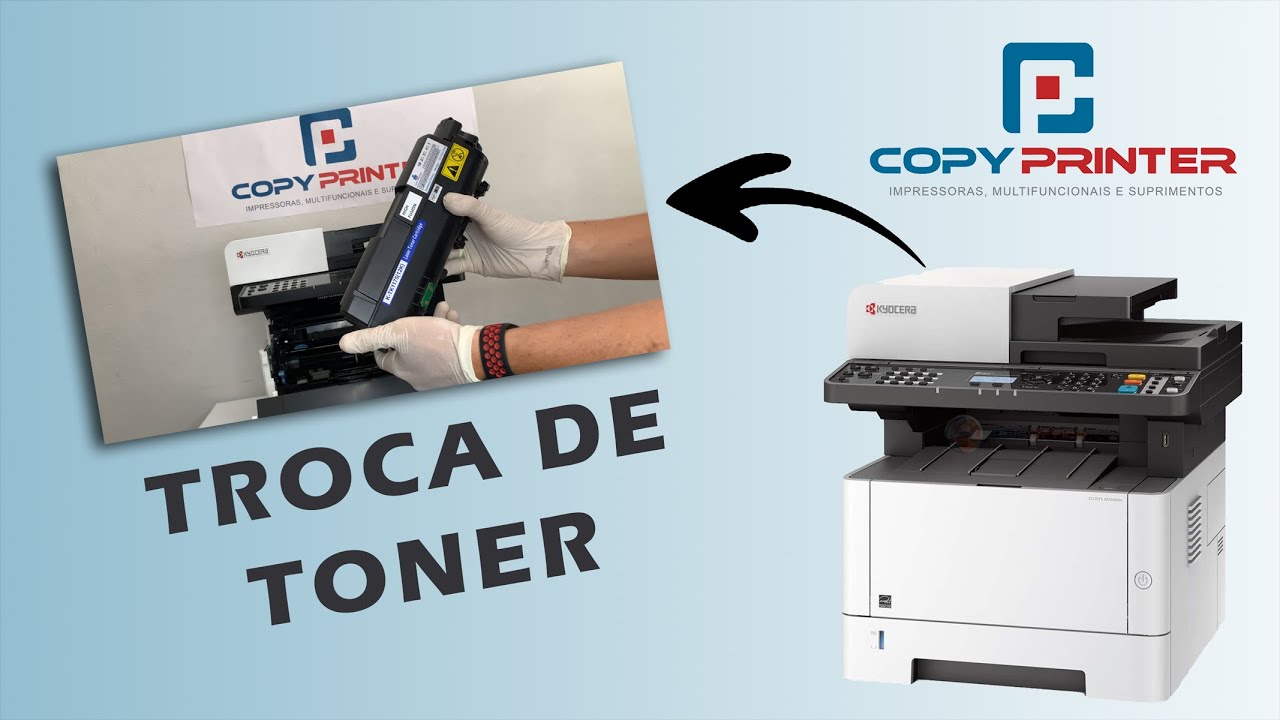 Kyocera M2040 | Como Trocar o Toner - YouTube