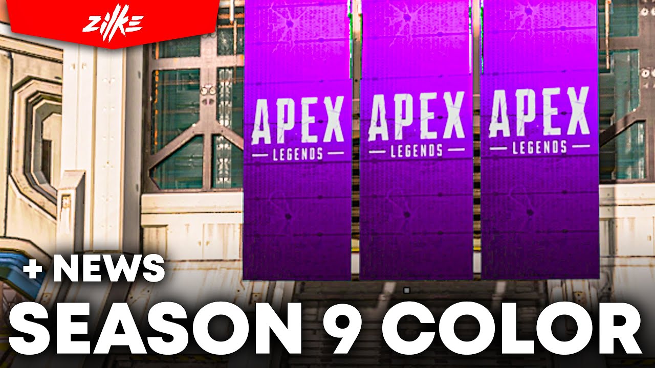 SEASON 9 COLOR COLORS + NEWS 😁😁😁 × Apex Legends - YouTube
