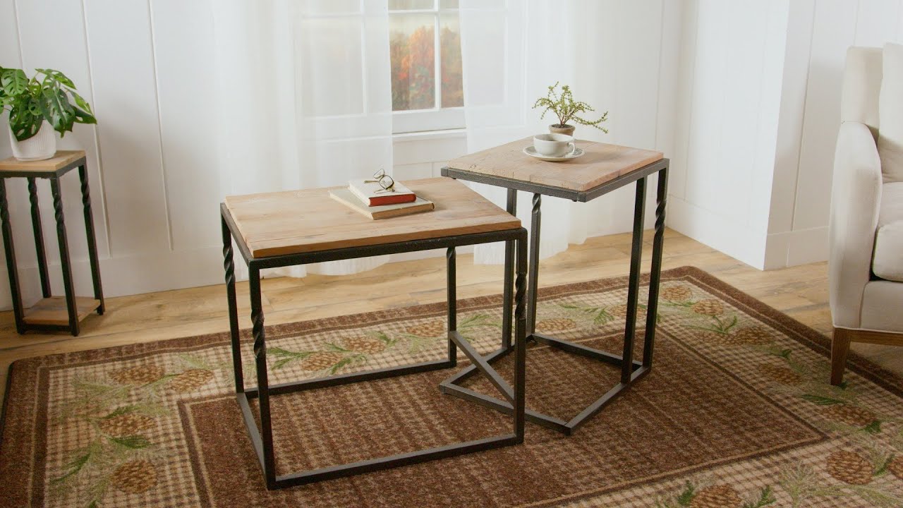 Deep Creek Nesting Tables - YouTube