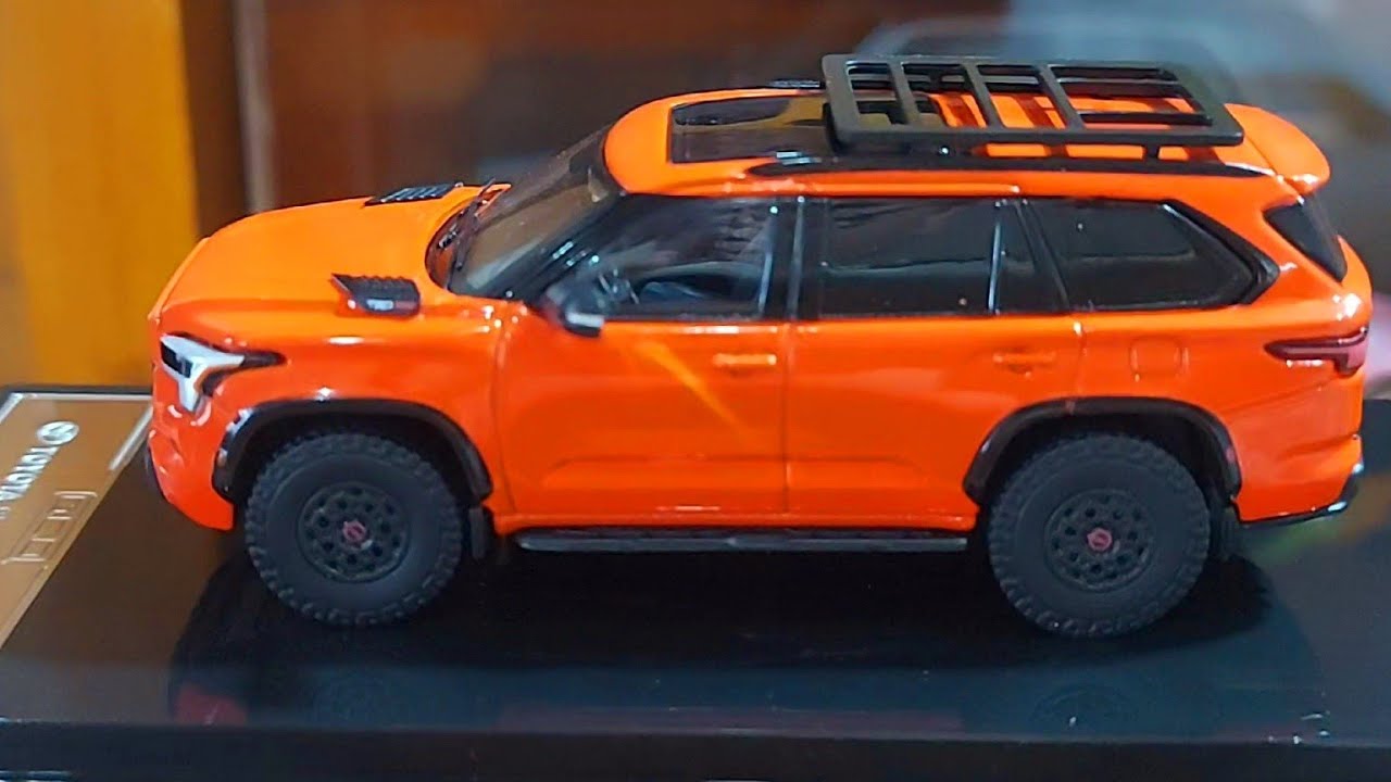 Toyota Sequoia | TRD PRO | Orange Red | Unboxing, Detailing & Display ...