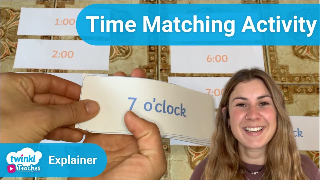 Twinkl KS1 | O’Clock Matching Activity - YouTube