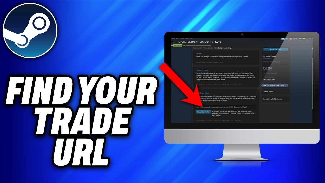 How To Find Your Trade URL on Steam (2025) - Easy Fix - YouTube