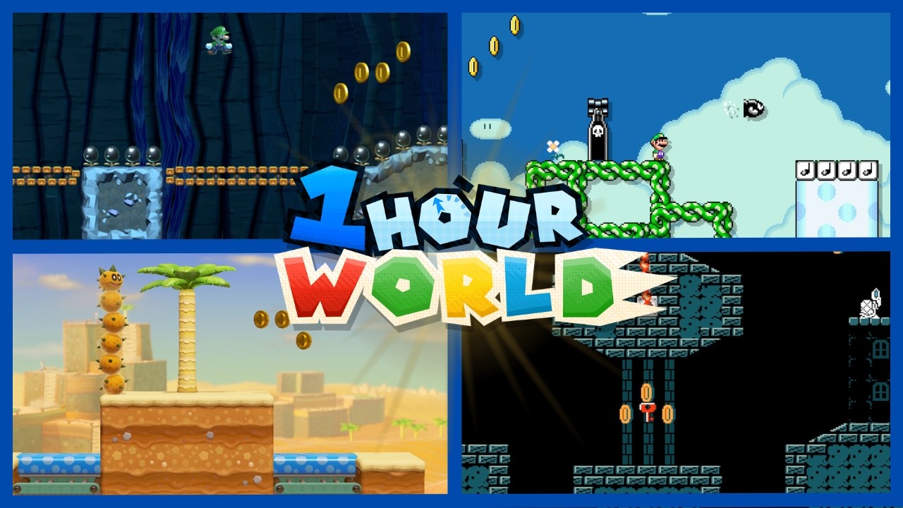 1 Hour world - World 3 Playthrough (Smm2 / Mario Maker 2 Super World ...
