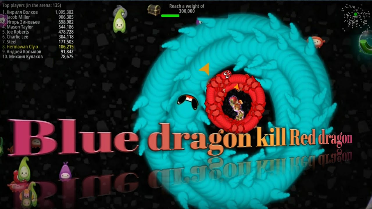Blue dragon alaska kill Red dragon - YouTube