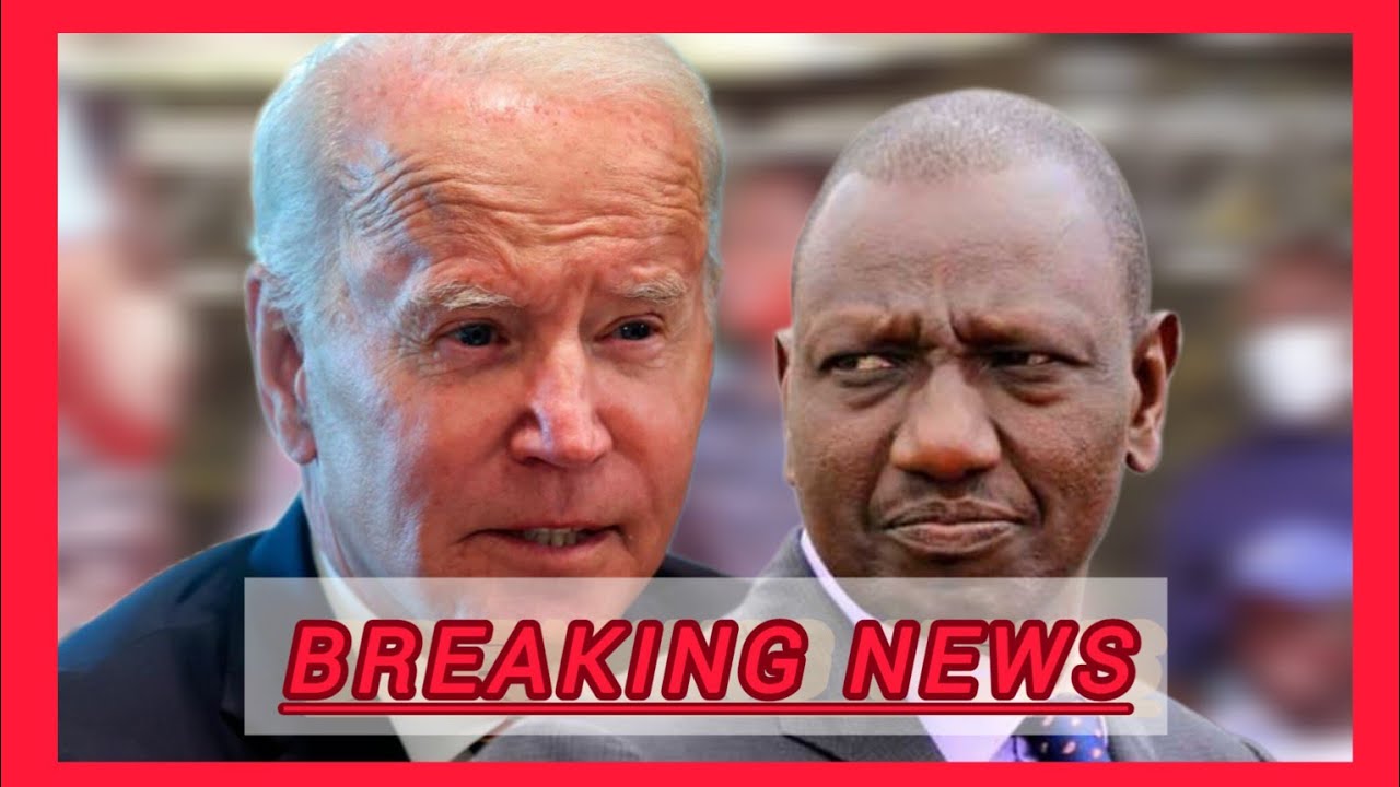 Breaking News! Ruto LEFT Stranded IN Statehouse as TRUMP Responds To BIDEN Dropping OUT 2024 ...