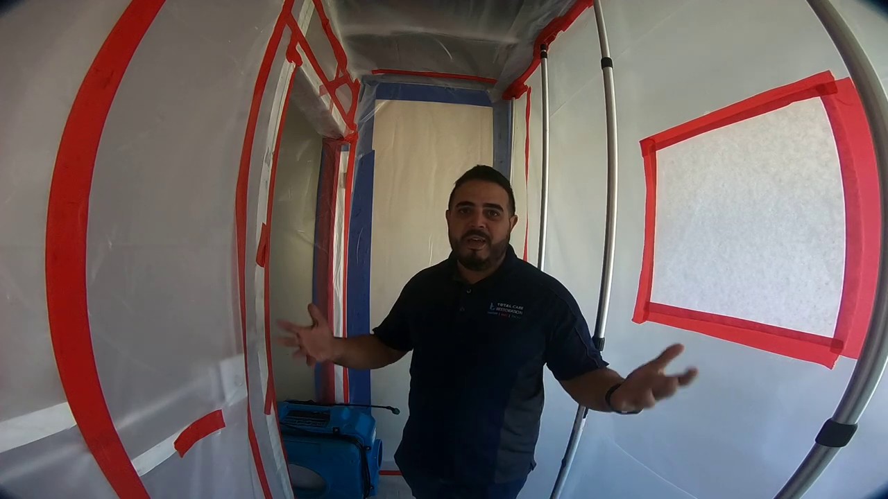 A Look Inside A Mold Containment Area [The # 1 Question Answered] - YouTube