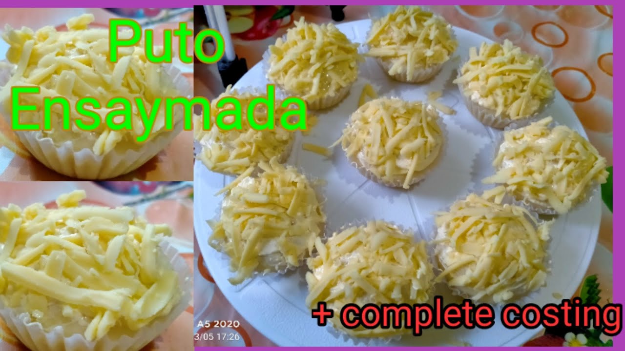 PUTO ENSAYMADA WITH COMPLETE COSTING - YouTube