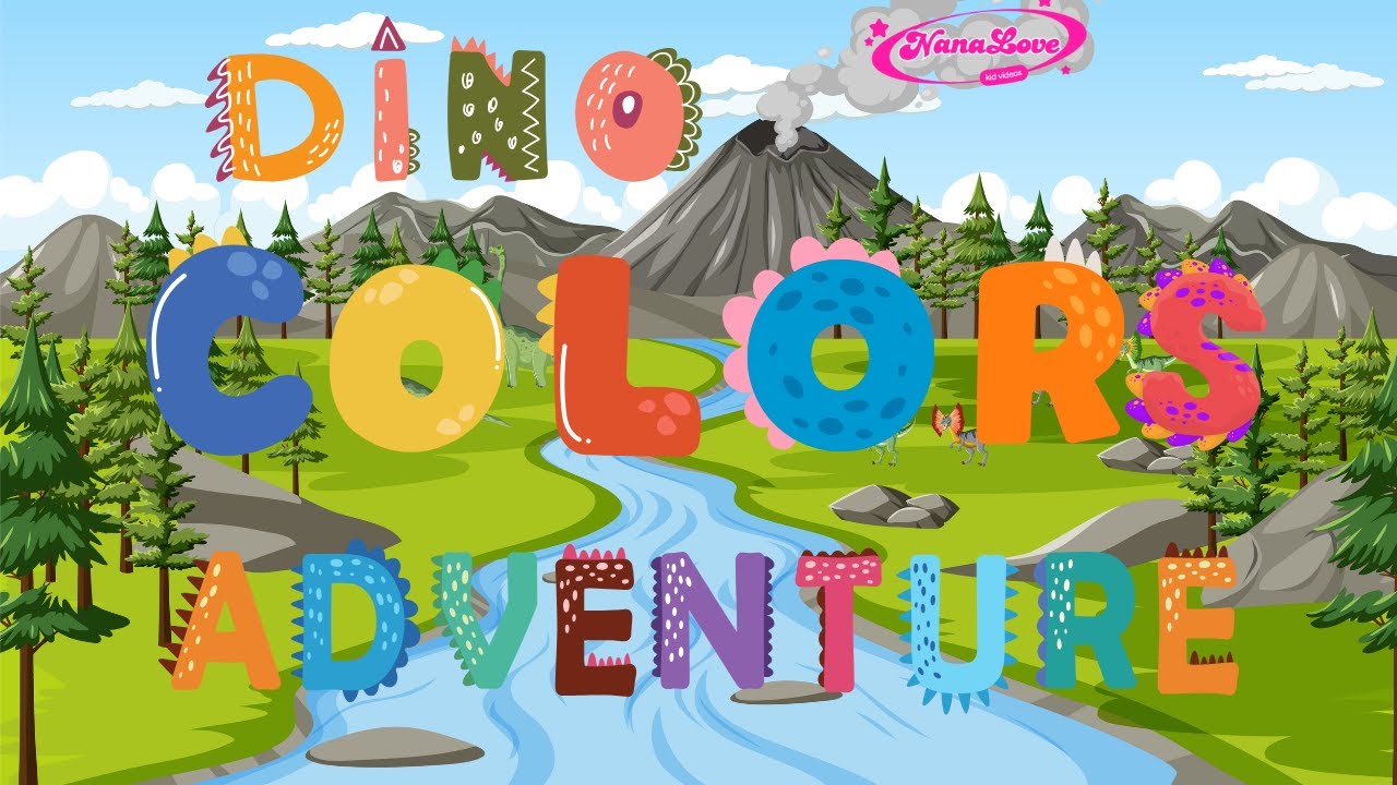 Dino Colors Adventure With Captions - YouTube