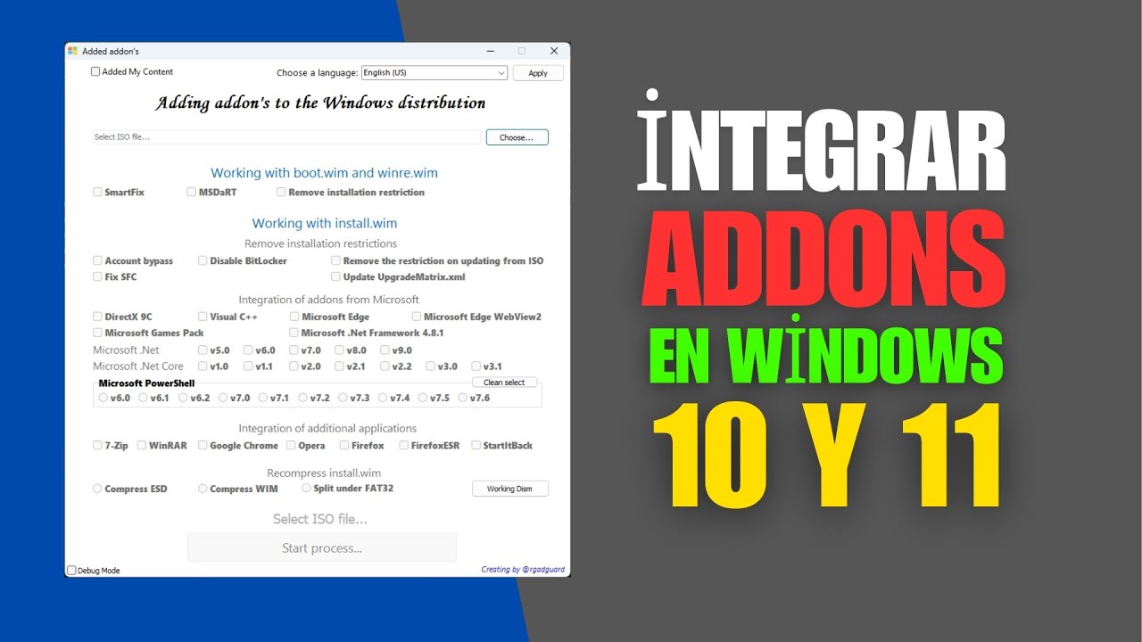Integrar addons en Windows 11 y Windows 10 - YouTube