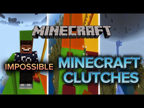 ATTEMPTING THE HARDEST MINECRAFT CLUTCHES EVER!!! - YouTube