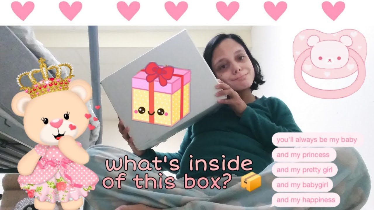 Unboxing my care package from daddy📦 - YouTube