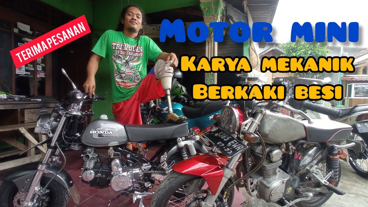 Bengkel Modifikasi Motor Mini - YouTube