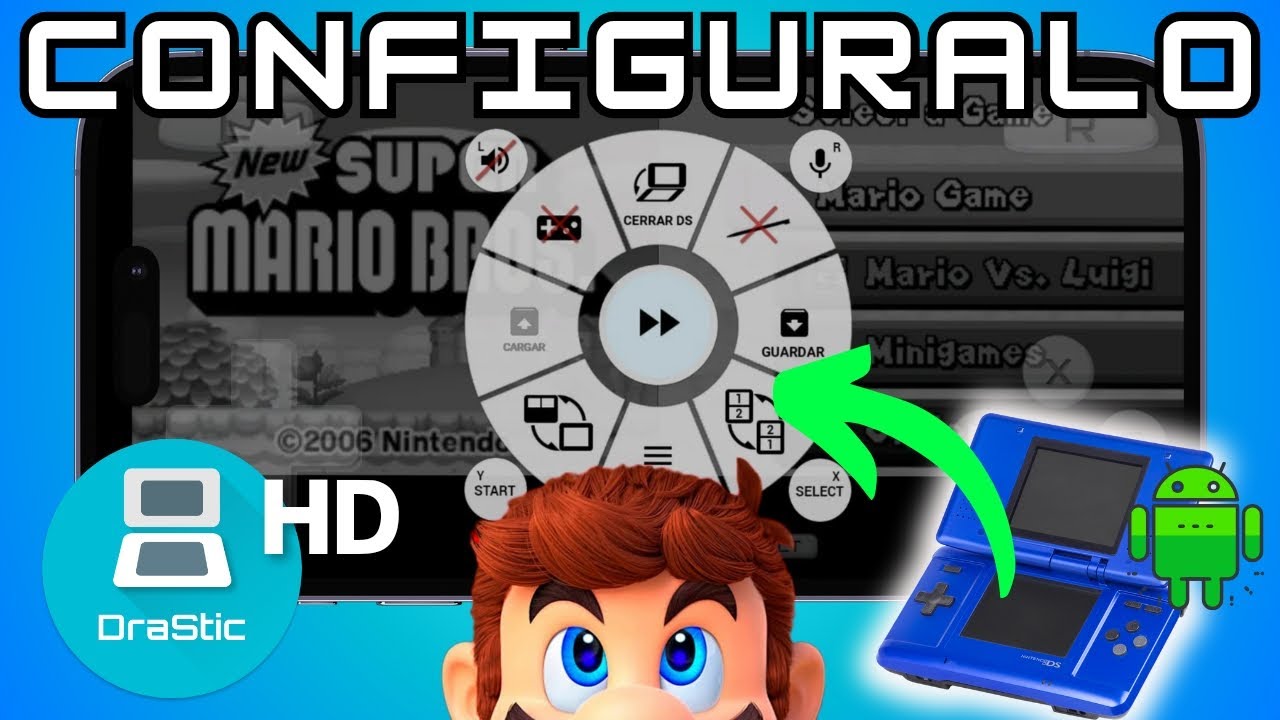 Tutorial para Ajusta las Pantallas en DraStic DS en android - YouTube