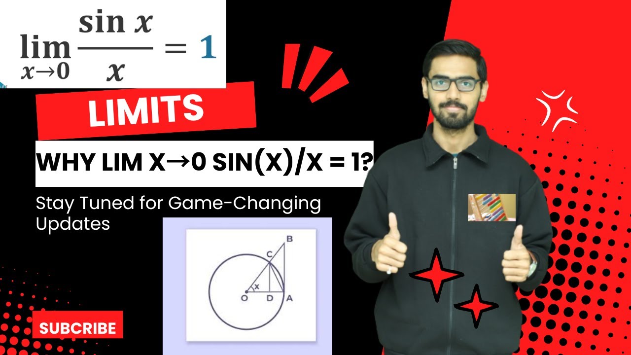 Why Lim X 0 Sin x x 1 Easiest Explanation Proof Using Sandwich