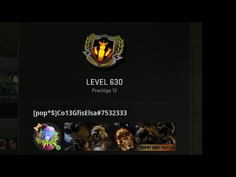 Trophy Hunt Master Calling Card Unlocked Reward Event PS5 Modern ...