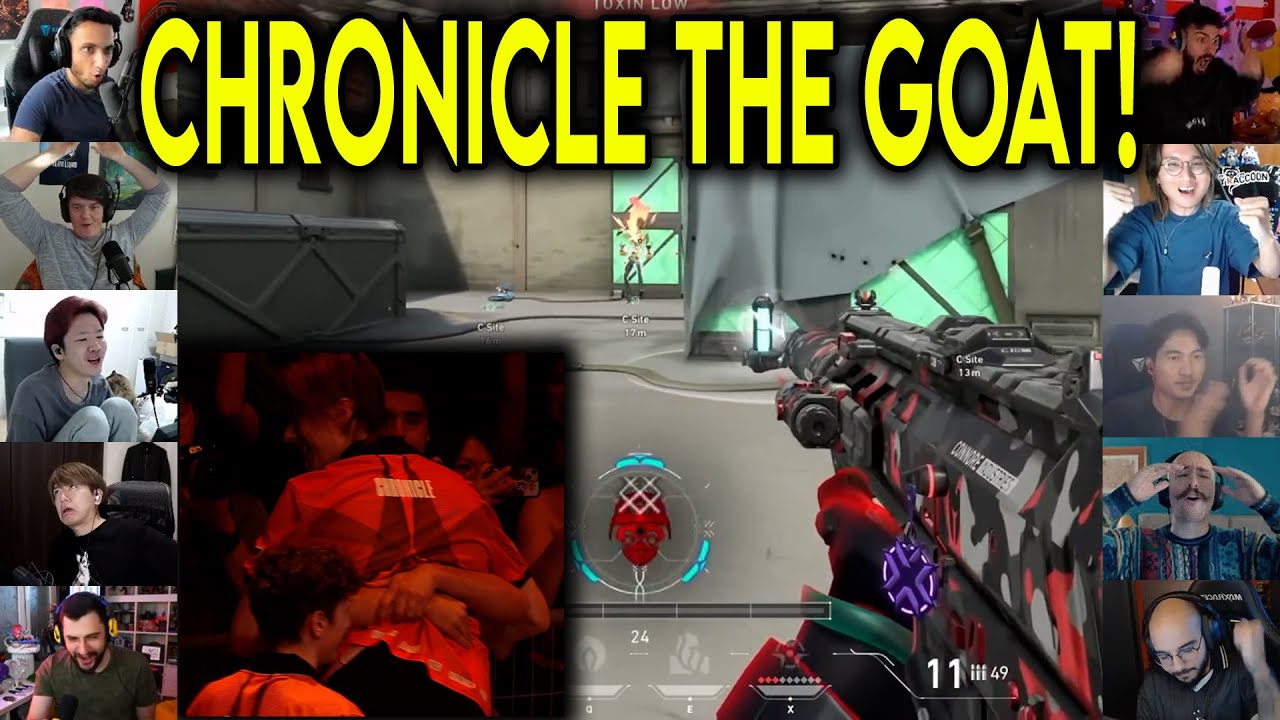 Valorant Streamers Reacts To FNC Chronicle HIT THE CRAZIEST 1v3 CLUTCH ...
