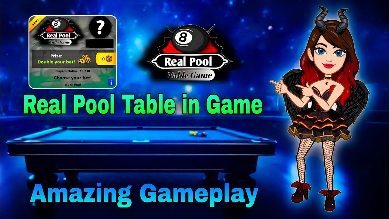 8 Ball Pool Real Pool Table in Game 🤯 New Table in 8 Ball Pool ...