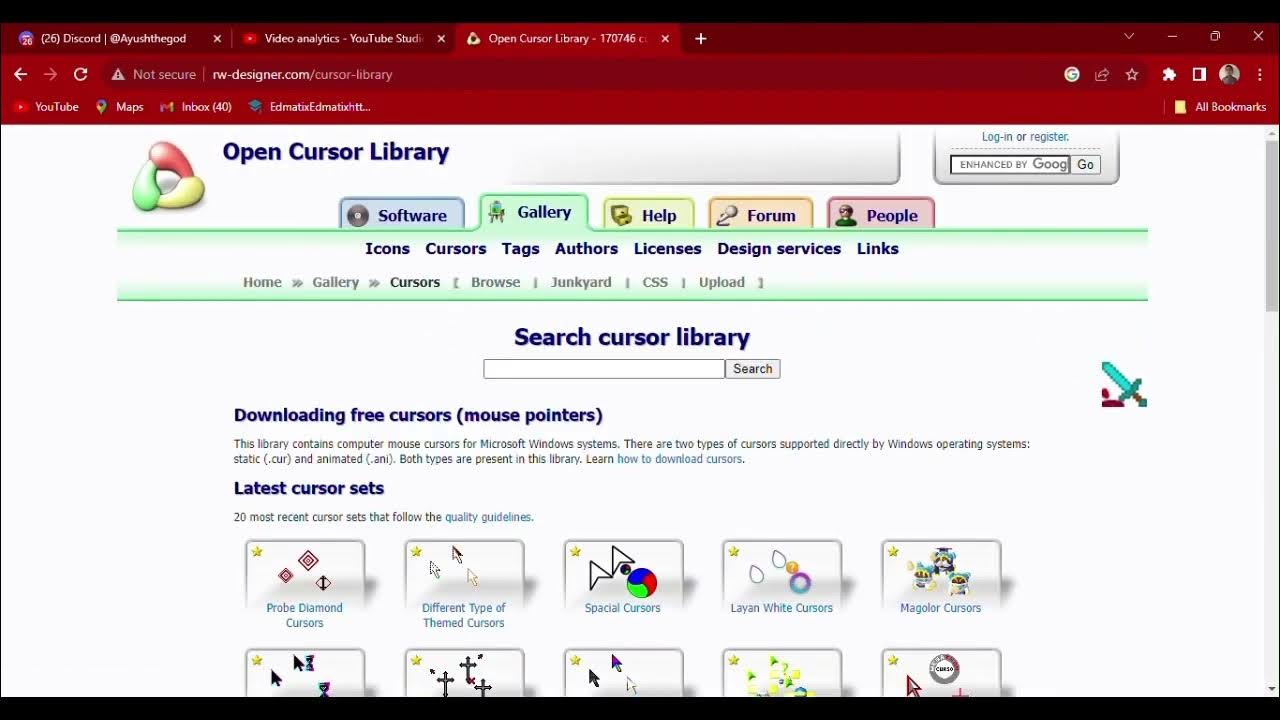 How to change cursor style Made with Clipchamp - YouTube