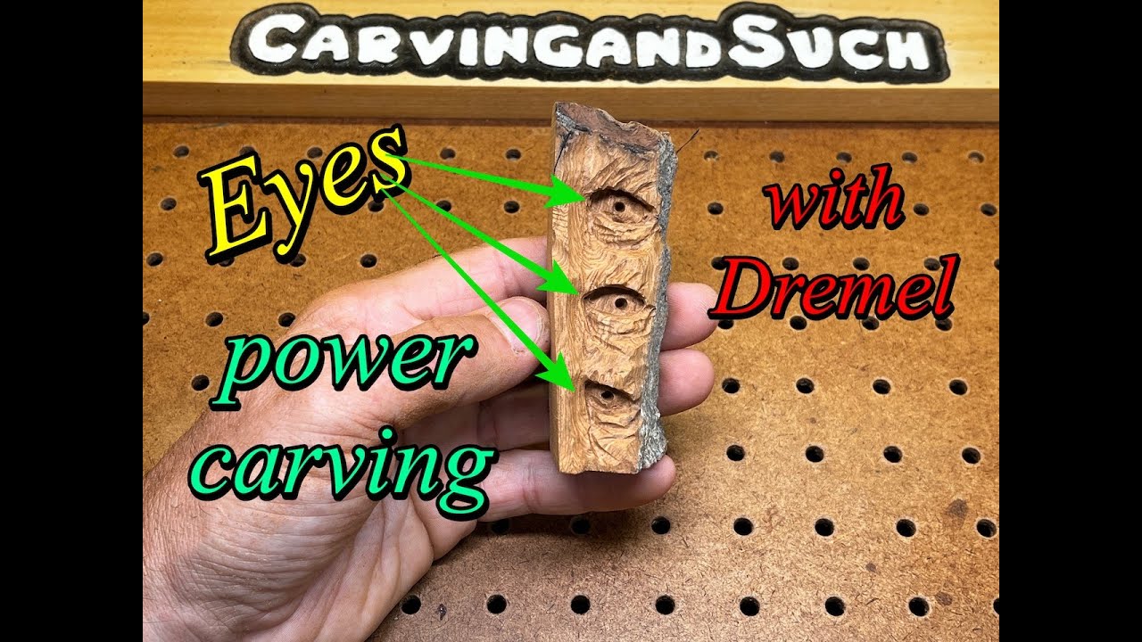 Easy Eyes Without Upper Eyelid Power Carving Tutorial No:2 How To With ...