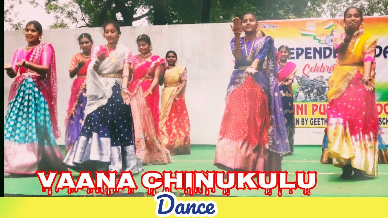Vaana Chinukulu Dance By Geethajali Golbal School - YouTube