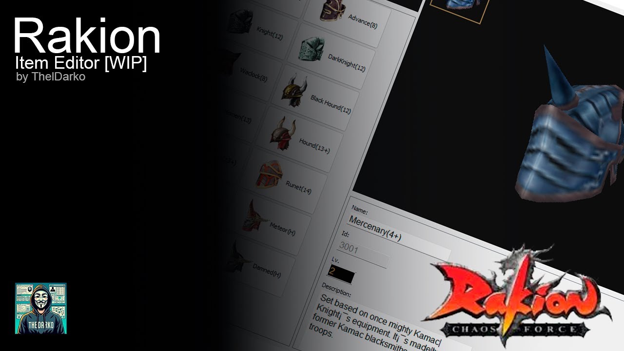 Rakion Item Editor [WIP] - YouTube