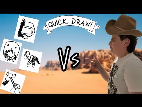Me VS poorly drawn things(Quick Draw) - YouTube