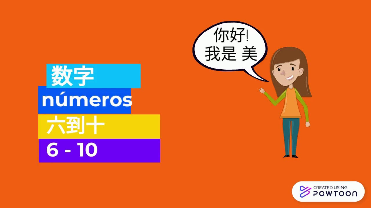 Números Chino Mandarín 6-10 - YouTube