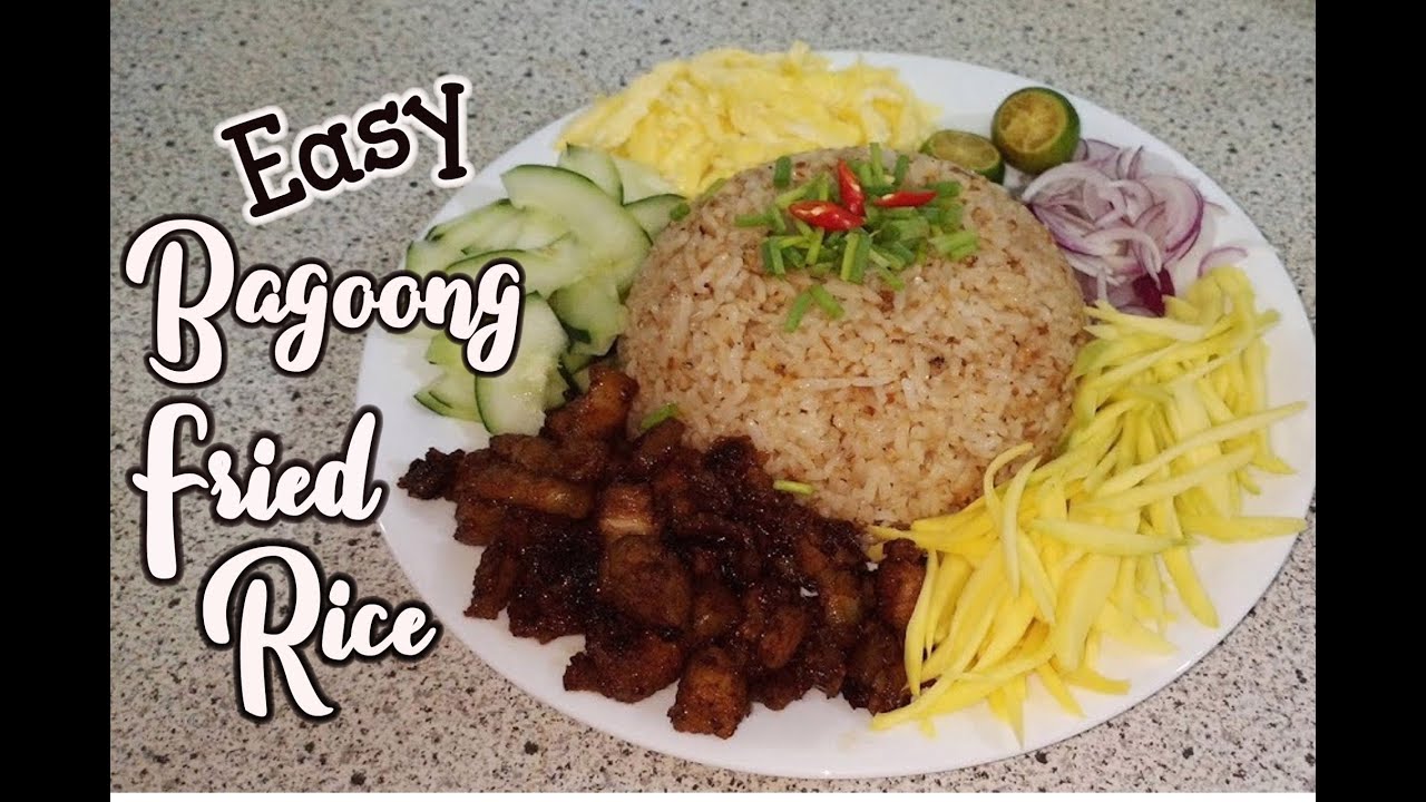Bagoong Fried Rice Easy Recipe - YouTube